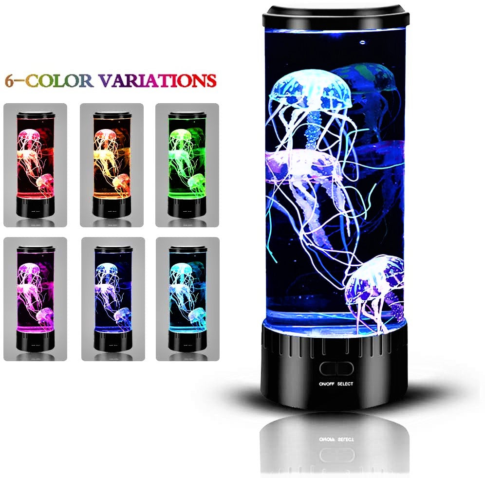 Led Jellyfish Aquarium, Jellyfish Mood Lamp Best Relax - Yourworldshop ...