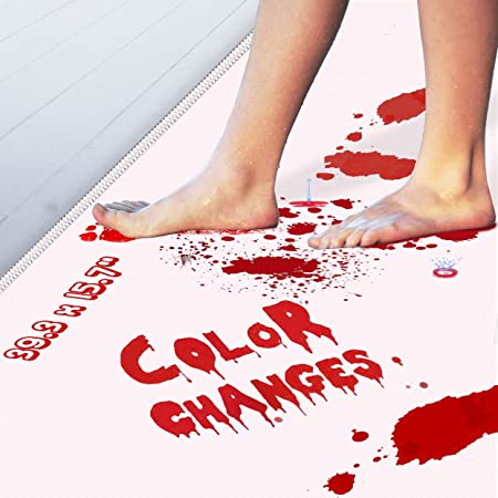 Bloody Color Changing Bath Mat™, Footprint Bath Mat, Blood Mat ...
